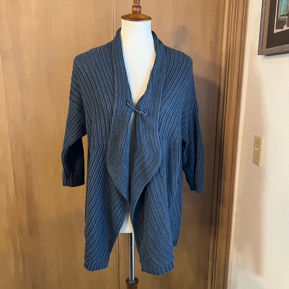 J. Jill | Sweaters | Jjill Cardigan Small Grayish Teal Blue | Poshmark